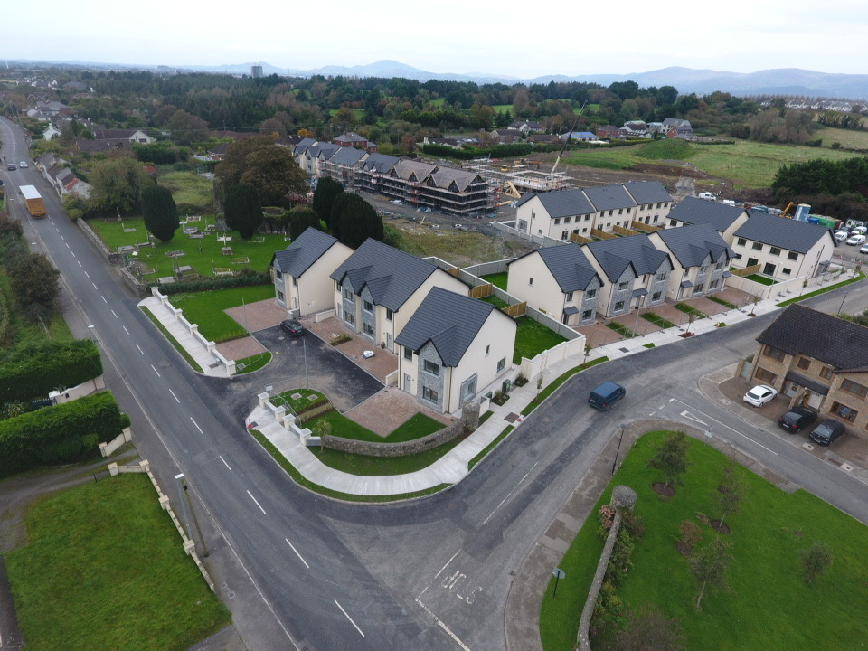 Brand new housing development at Cois Farraige, Blackrock